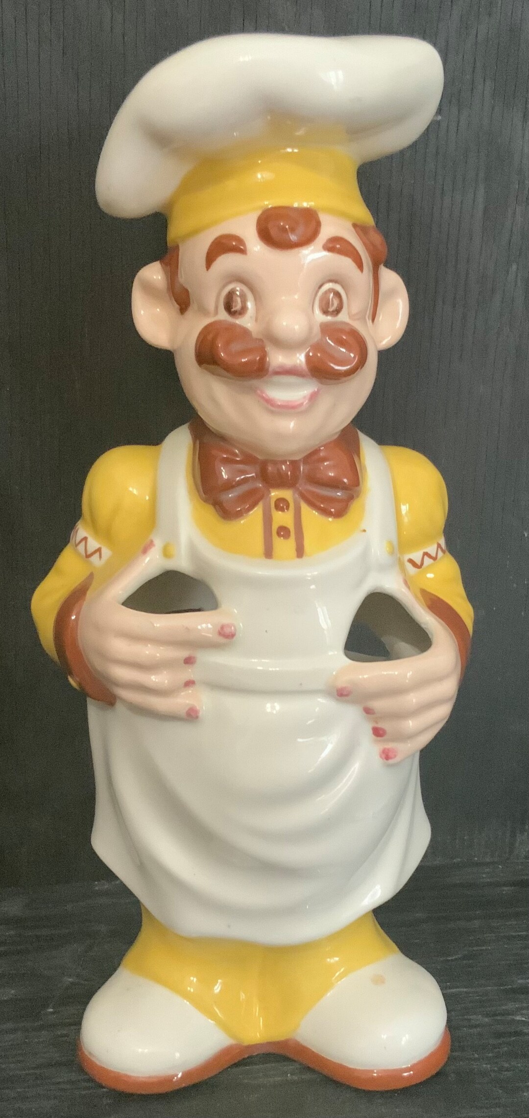 Ceramic Chef Kitchen Utensil Holder - Etsy