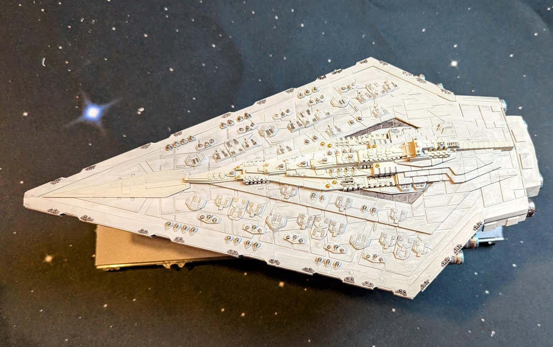 Imperial Mandator III Star Dreadnought for Star Wars Armada 350mm - Etsy