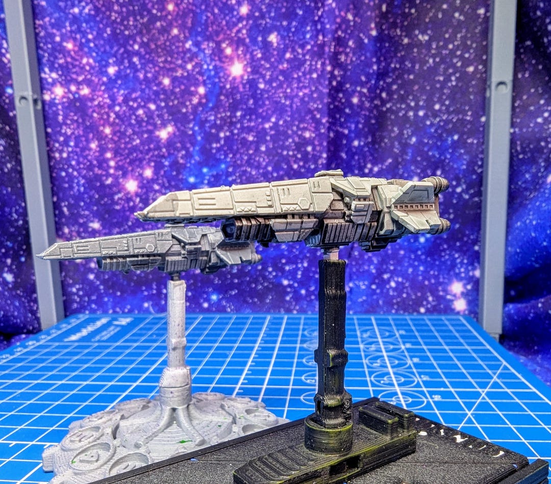 UNSC Halberd Class Destroyer 1:10000 Scale for Halo Armada Homebrew or ...