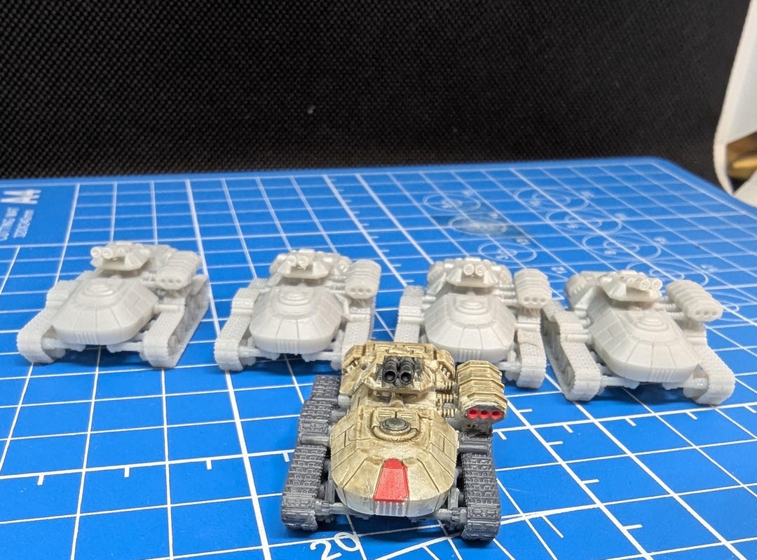 6mm Scale Rebel T3-B Heavy Attack Tank Platoon (5) - Etsy