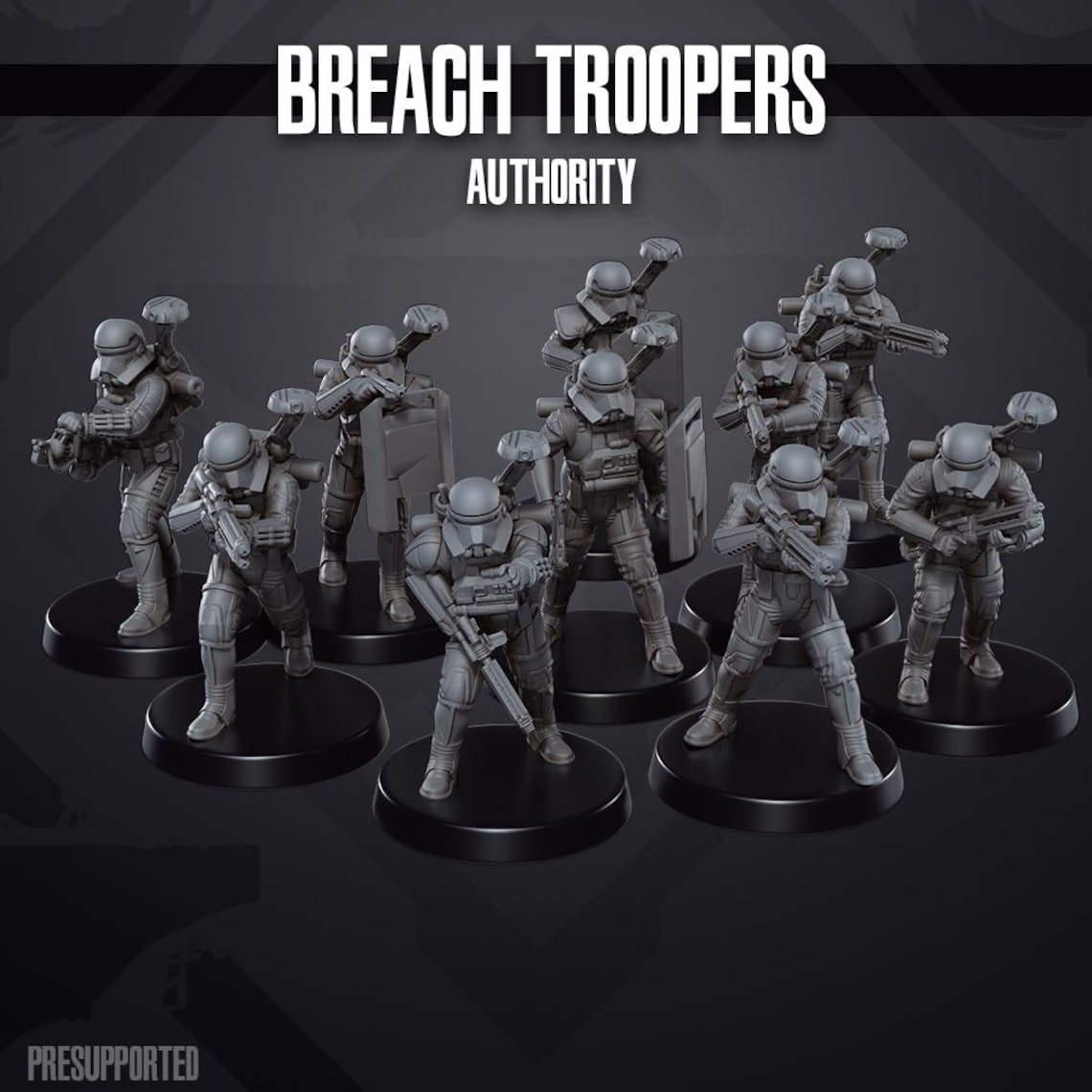Imperial Authority Breach Troopers(10) for Star Wars Legion Proxies ...