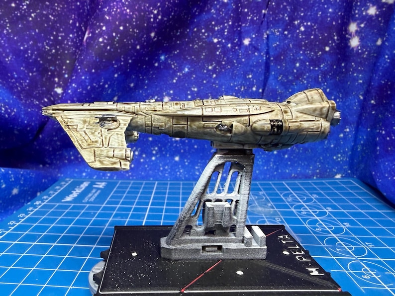 Rebel "longfin" Quarren Corvette for Star Wars Armada Scale Games 90mm ...