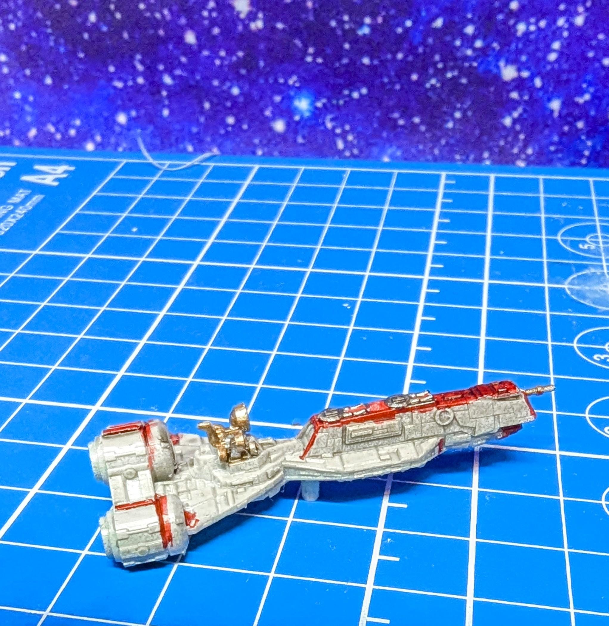 Republic Judicial Light Cruiser for Star Wars Armada or Other ...