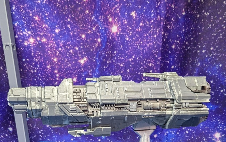 UNSC Marathon-class Cruiser Miniature: Halo Armada Homebrew (119.3mm ...