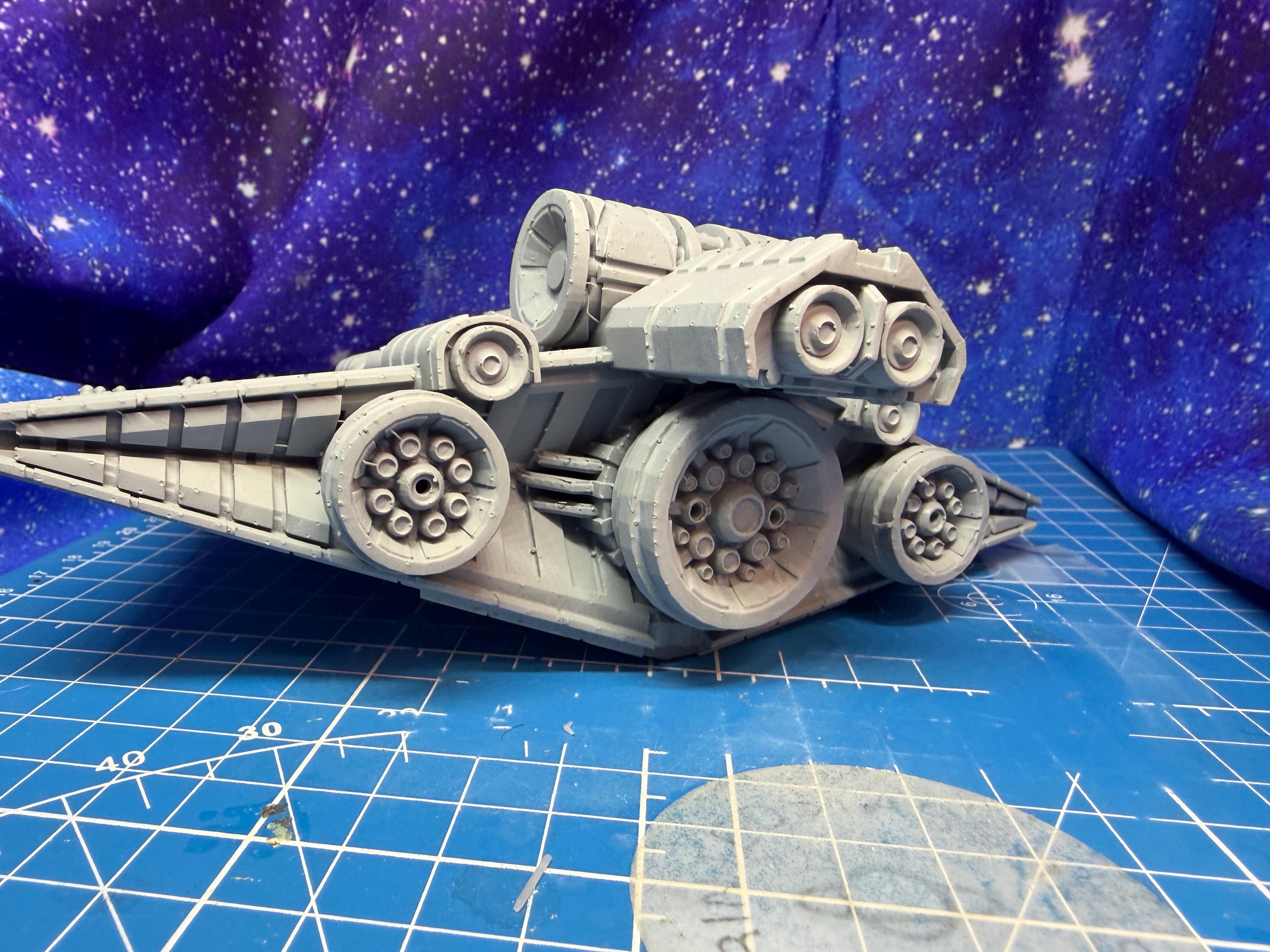 Imperial Praetor Mark 2 Fleet Carrier for Star Wars Armada Scale Games ...