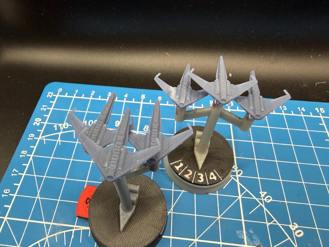 UNSC B-65 Shortsword Bomber Squadron(6): Halo Armada Miniatures (25mm ...