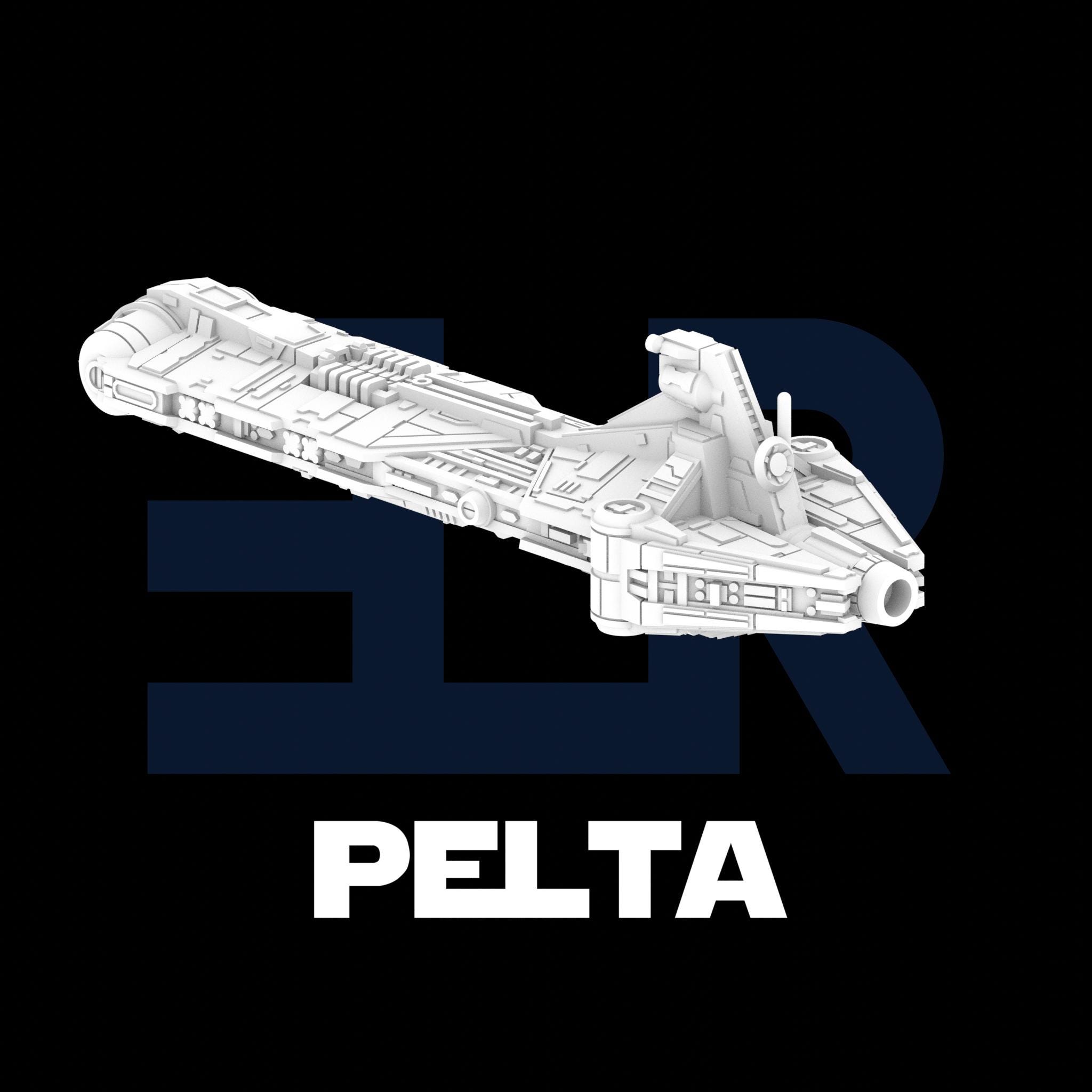 Republic Pelta Class Frigate for Star Wars Armada 89mm - Etsy