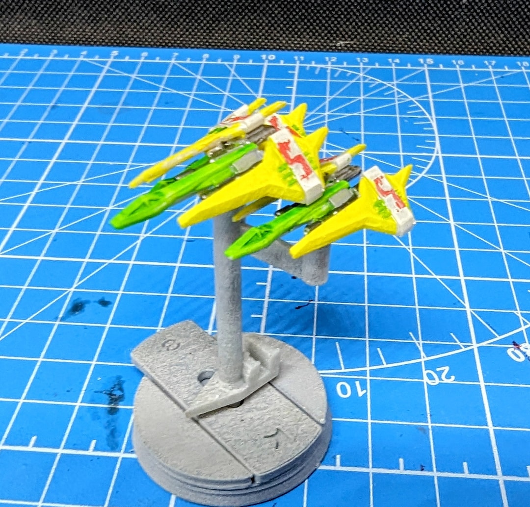 Babylon 5 Narn Gorith Medium Fighter Squadron (6) for Miniatures Games ...