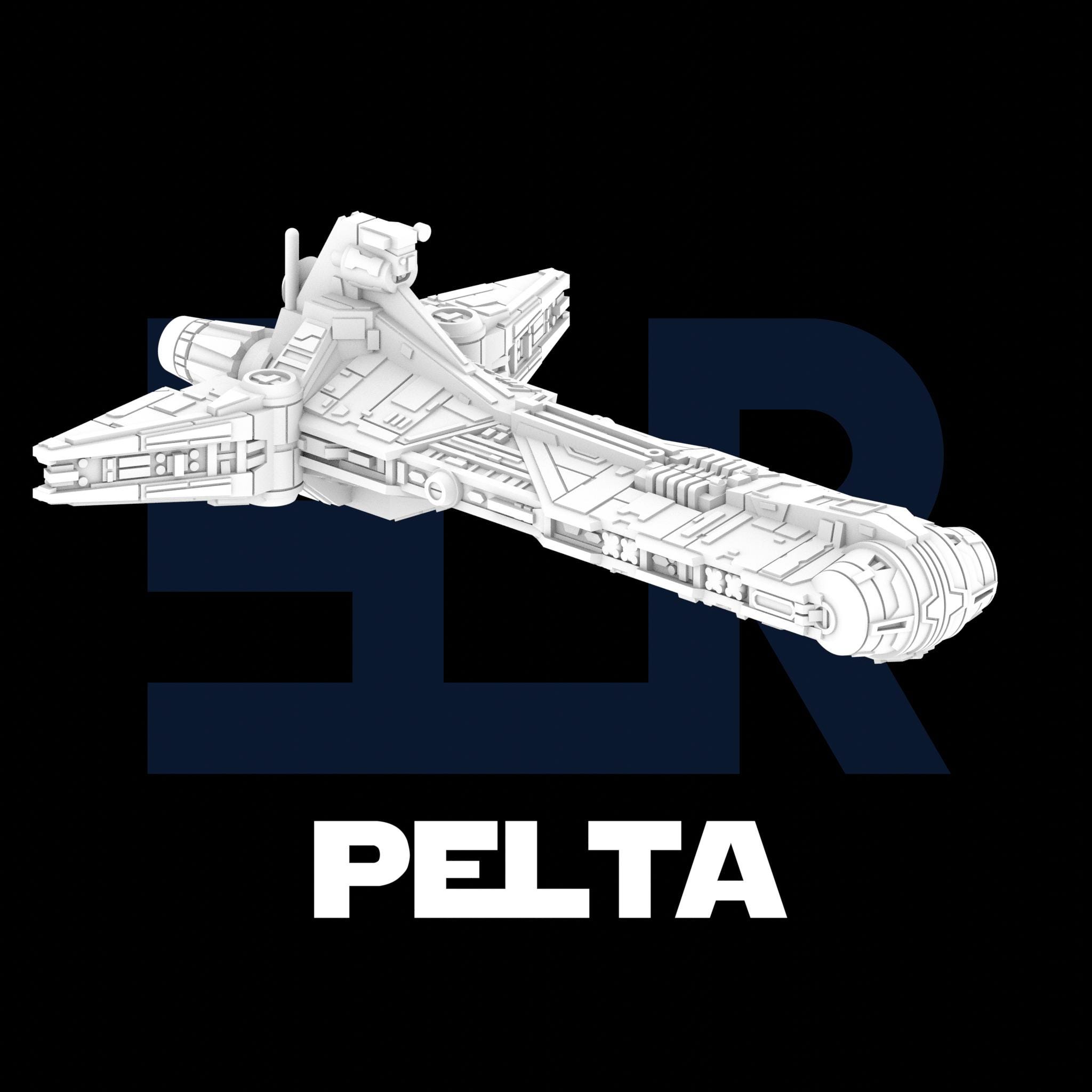 Rebel Modified Pelta Class Frigate for Star Wars Armada 89mm - Etsy
