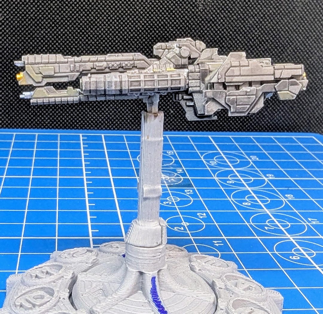 UNSC Paris Class Frigate Miniature, 53mm for Halo Armada Scale Games - Etsy