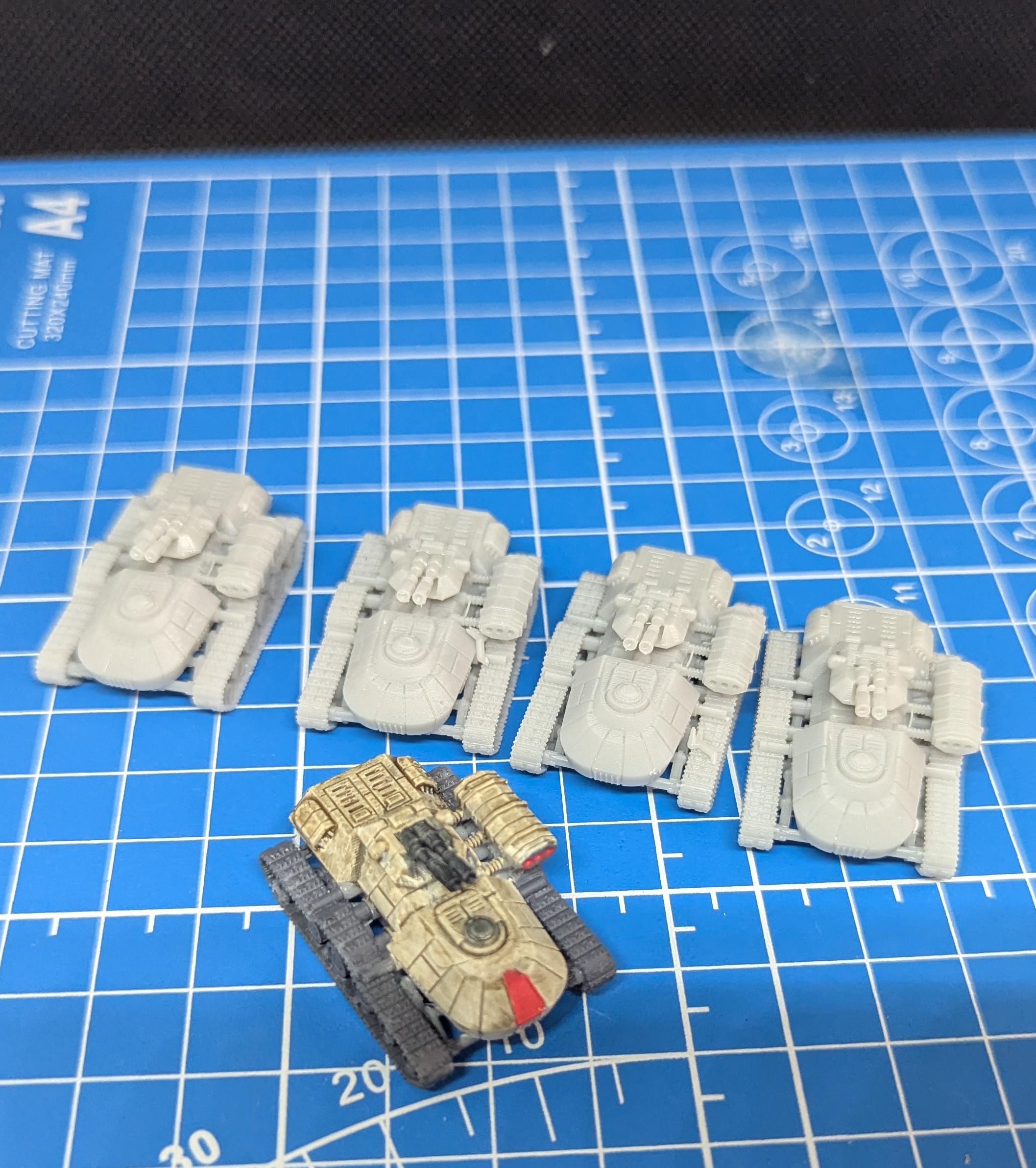 6mm Scale Rebel T3-B Heavy Attack Tank Platoon (5) - Etsy