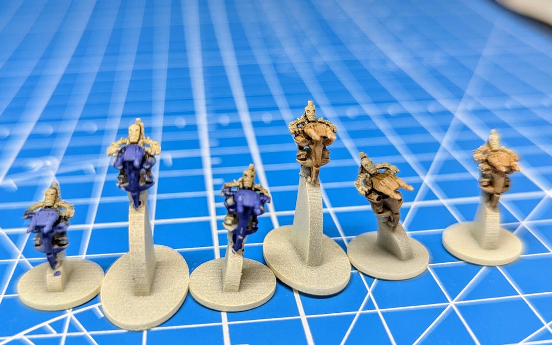 6mm Scale CIS STAP Droid Reconnaissance Platoon (6) for Miniatures ...