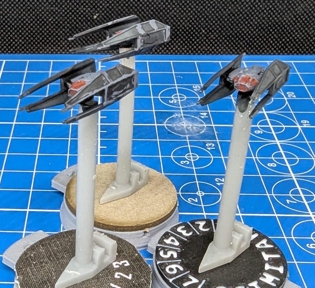 First Order Tie-vn Silencer Space Superiority Fighter Squadron (3) for ...