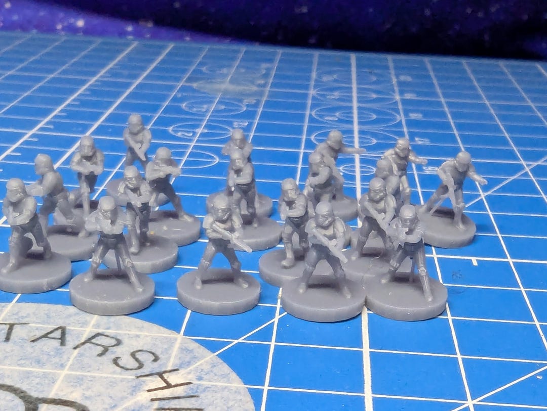 10mm Authority Infantry Platoon (20) in 10mm Scale for Star Wars ...
