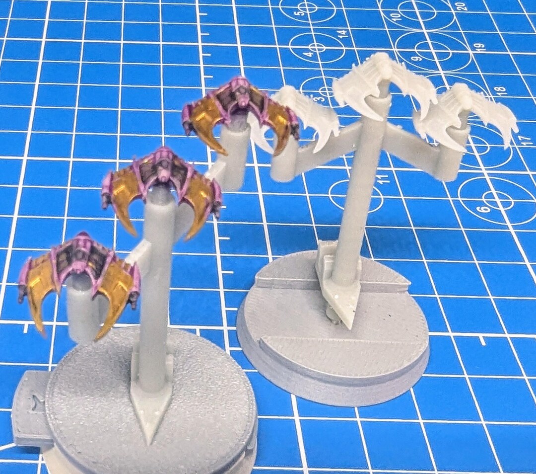 Babylon 5 Centauri Rutarian Strike Fighter Squadron (6) Pack for Star ...
