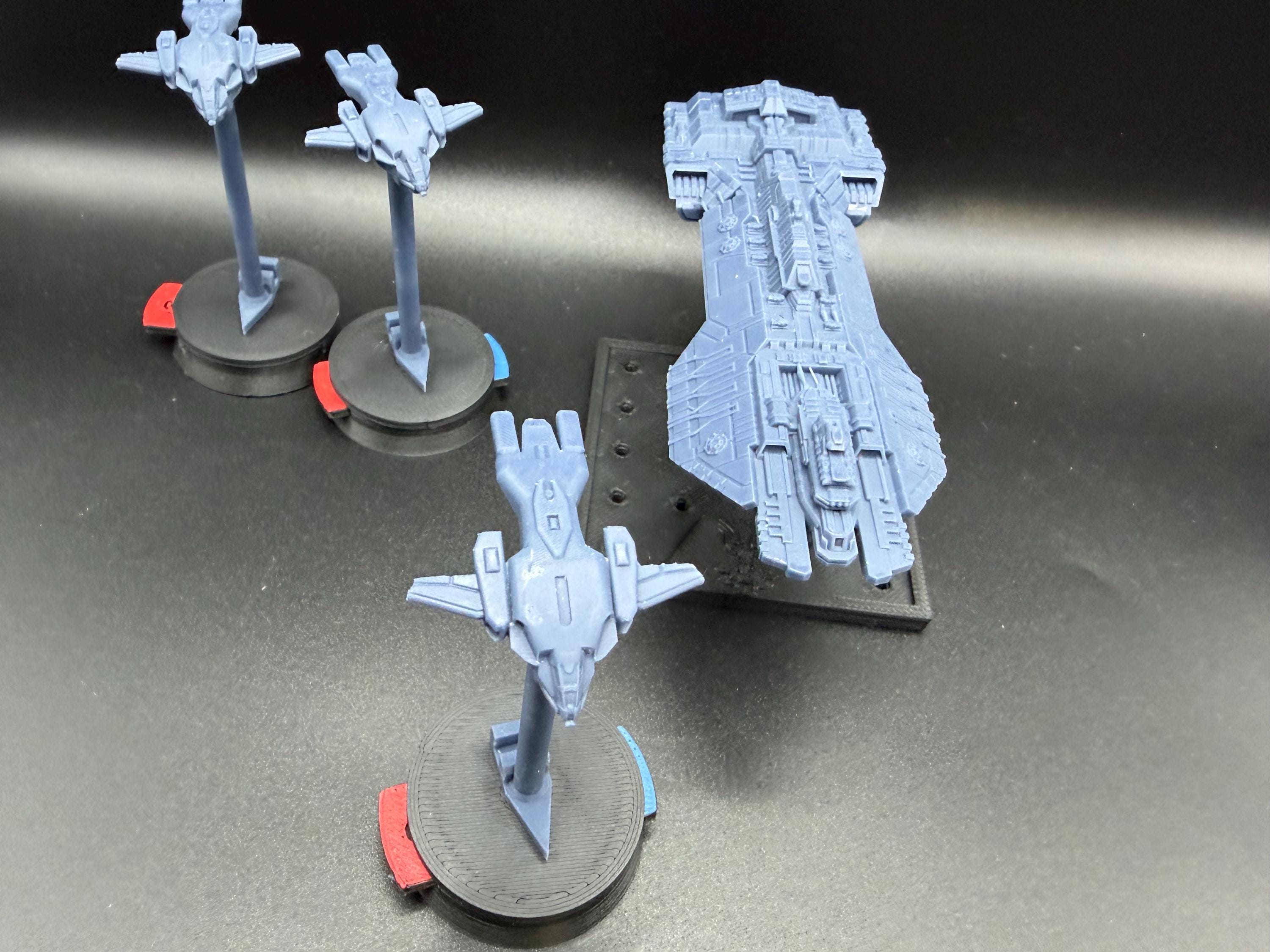 Halo Fleet Battles Proxy UNSC Phoenix Class Colony Ship Upgrade Set for ...