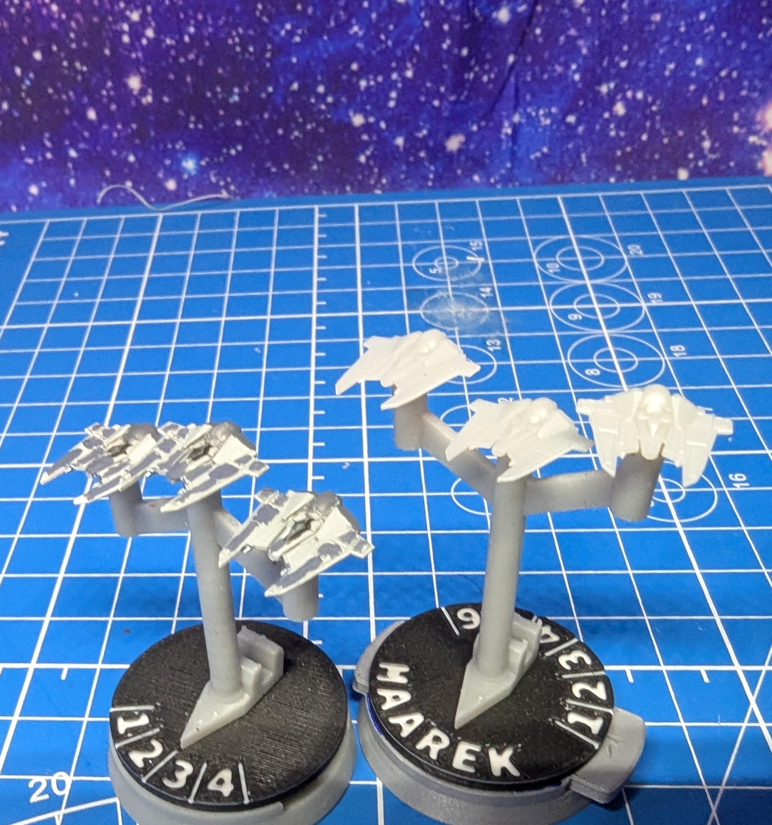 Mandalorian Fang-class Protectorate Fighter Squadron (6) Halo Armada ...