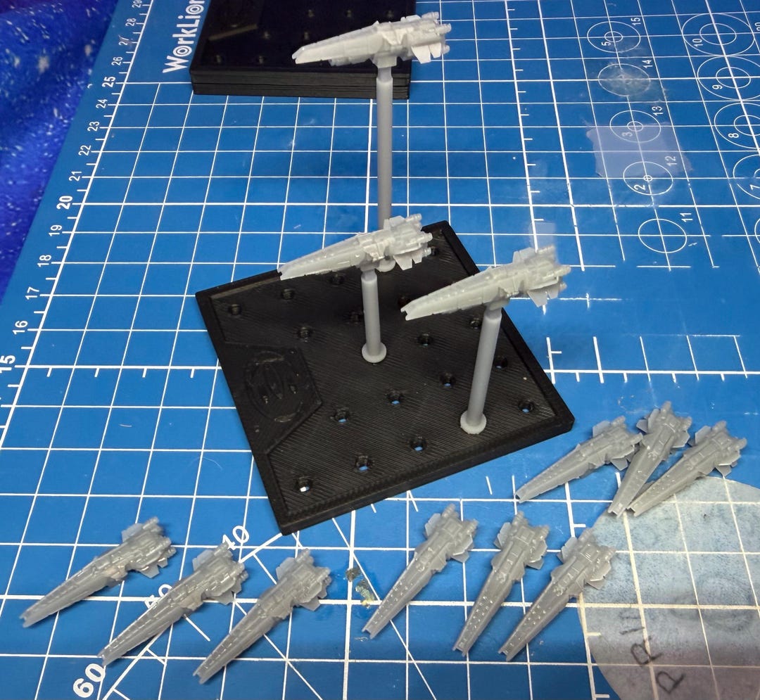 Halo Fleet Battles Proxy UNSC Halberd Upgrade Set for Epic Scale Space ...