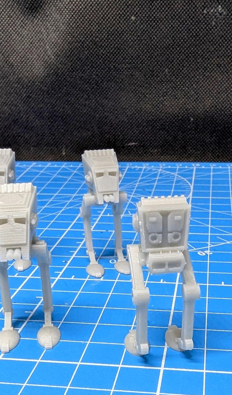 6mm Scale Imperial ATST All Terrain Scout Transport Platoon(5) for Full ...