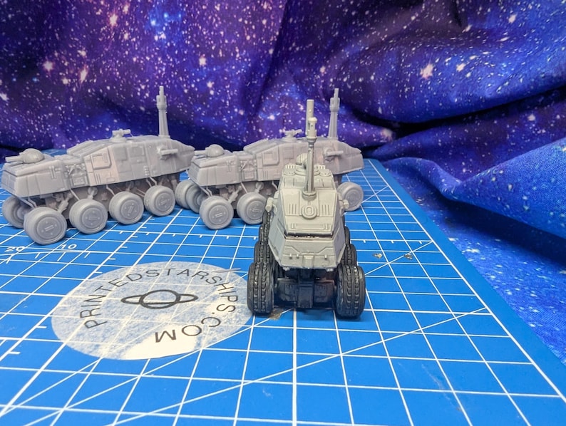 6mm Scale Republic/imperial A5 Juggernaut for Epic Scale Games (3) Pack ...