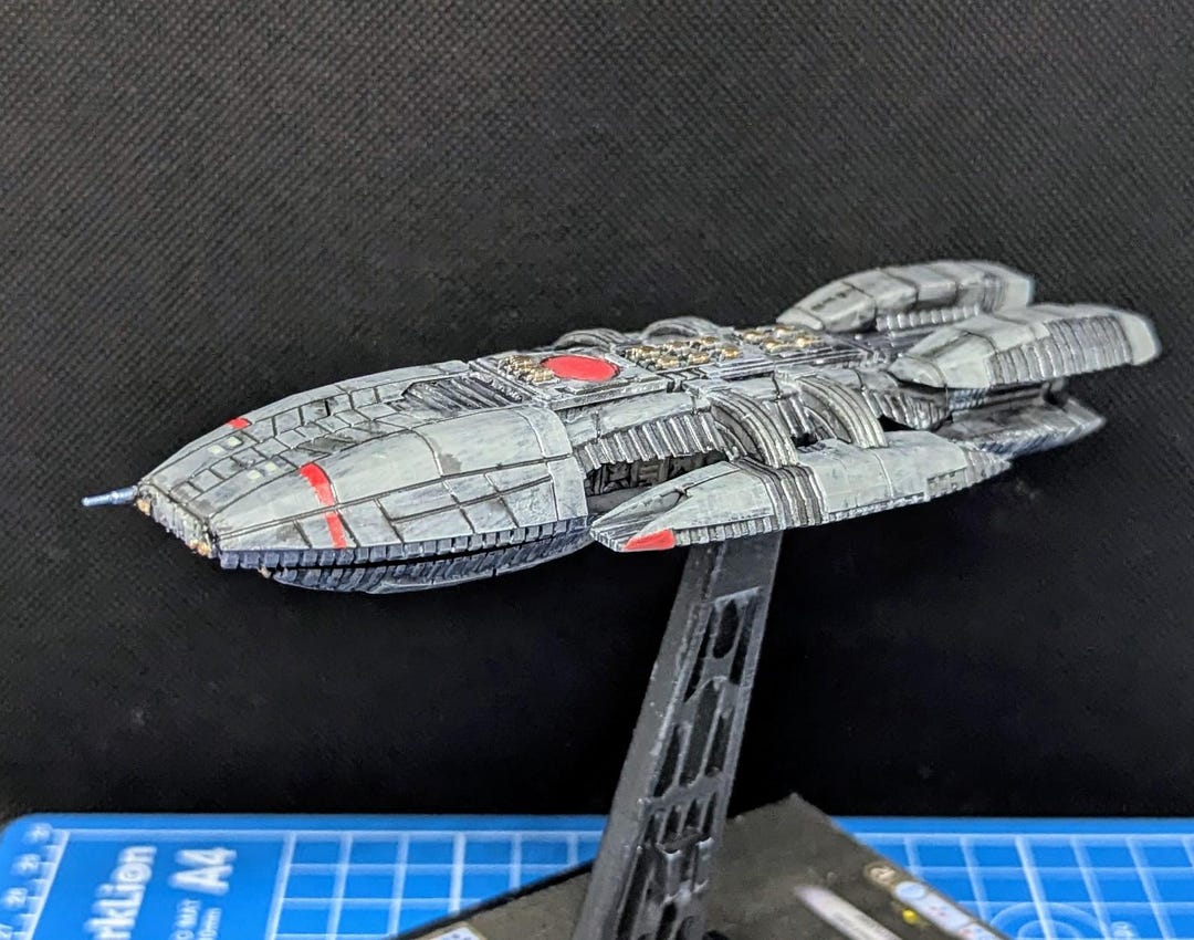 Colonial Jupiter Battlestar for Armada Legends or Other Miniatures ...