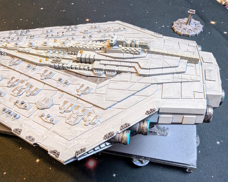 Imperial Mandator III Star Dreadnought for Star Wars Armada 350mm - Etsy