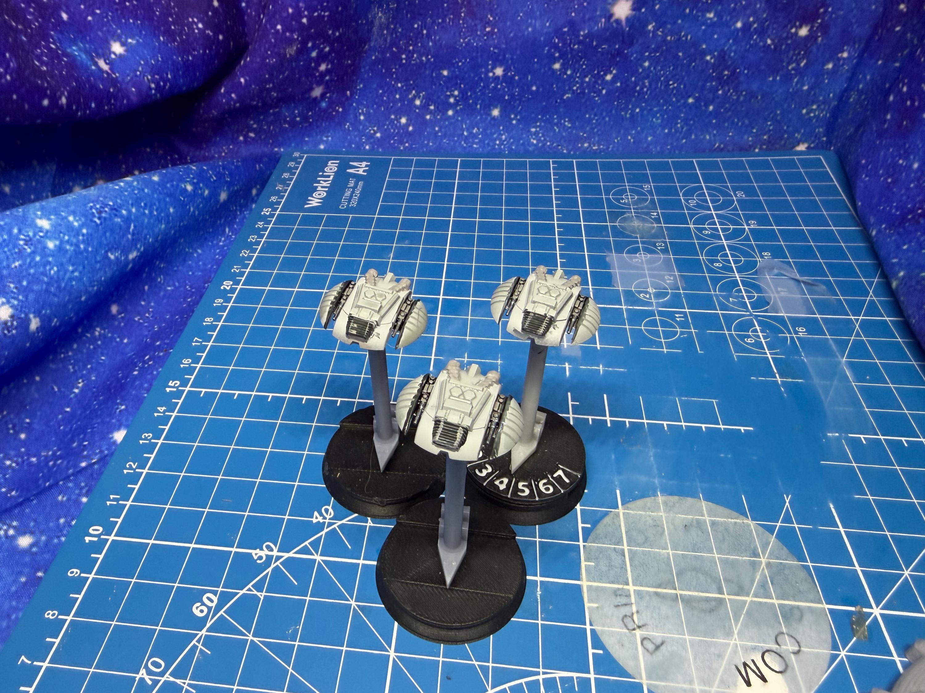 Cylon Fleet Raider Superiority Fighter Squadron TOS By(3) for Armada ...