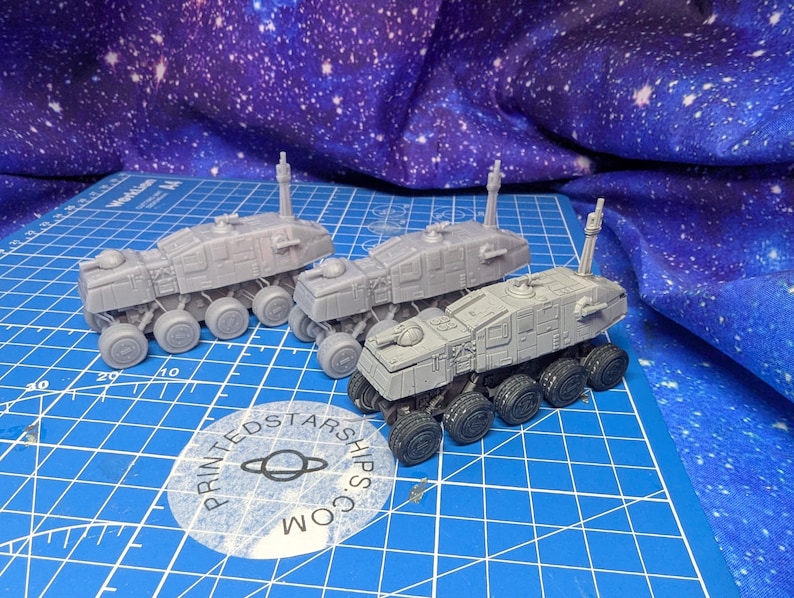 6mm Scale Republic/imperial A5 Juggernaut for Epic Scale Games (3) Pack ...