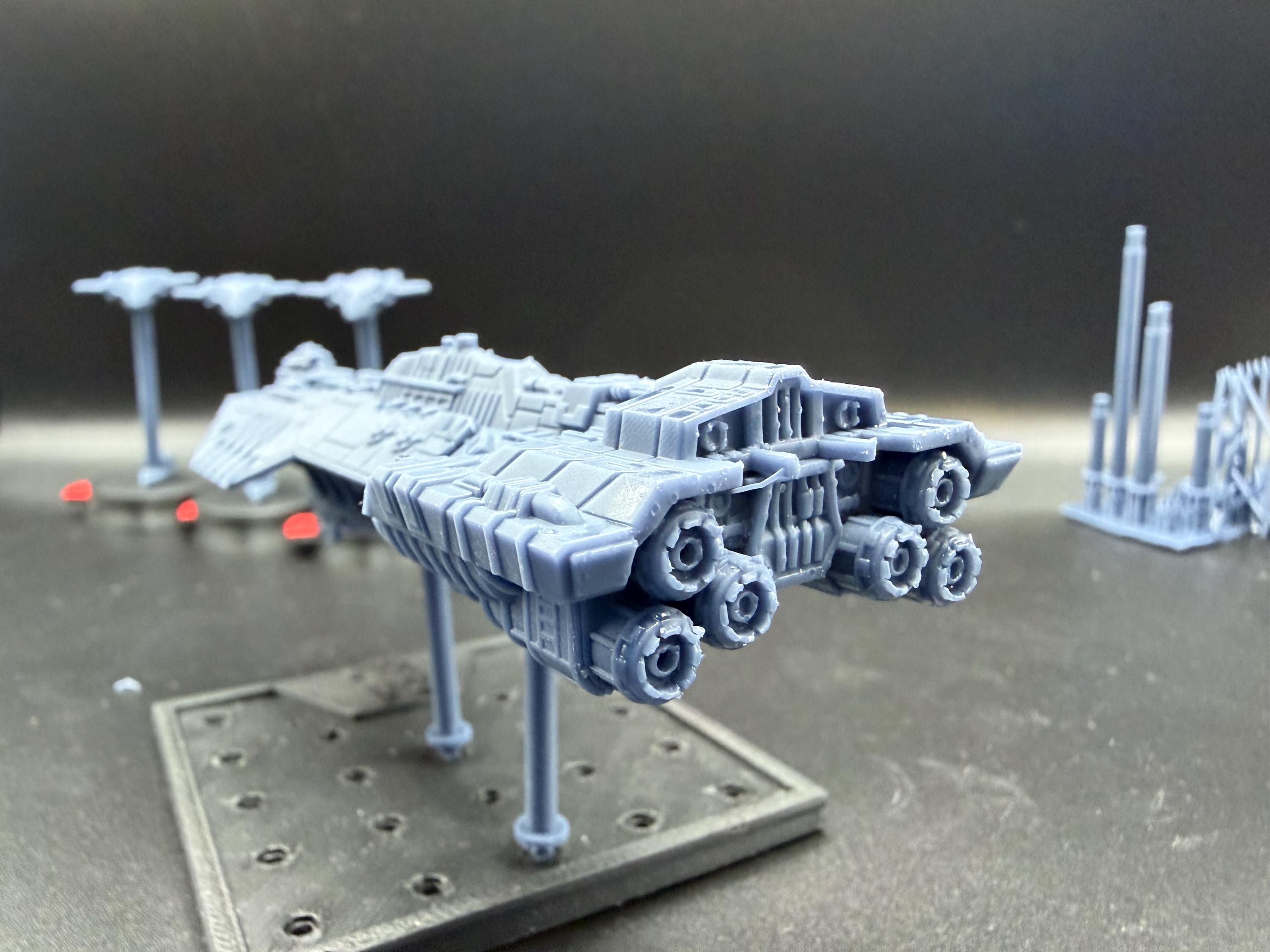 Halo Fleet Battles Proxy UNSC Phoenix Class Colony Ship Upgrade Set for ...