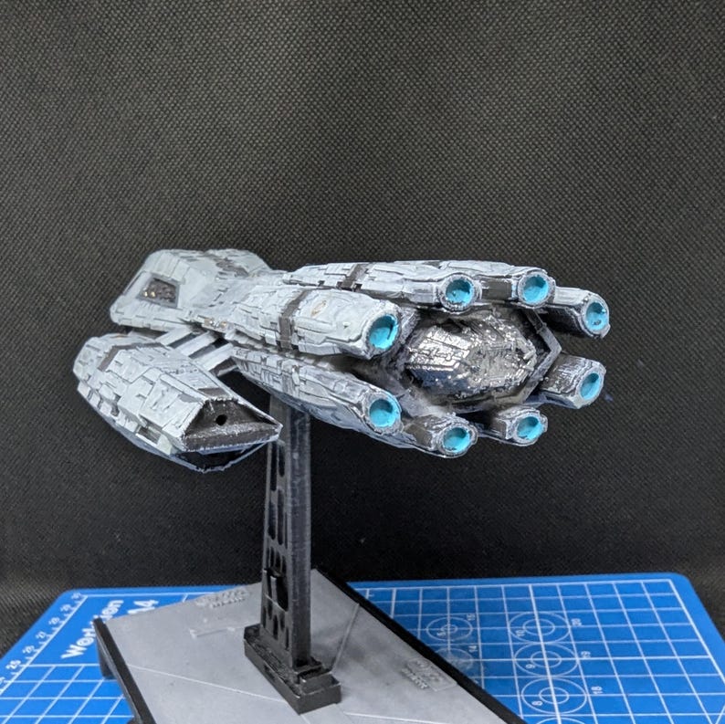 Colonial Mercury Battlestar for Armada Legends or Other Miniatures ...