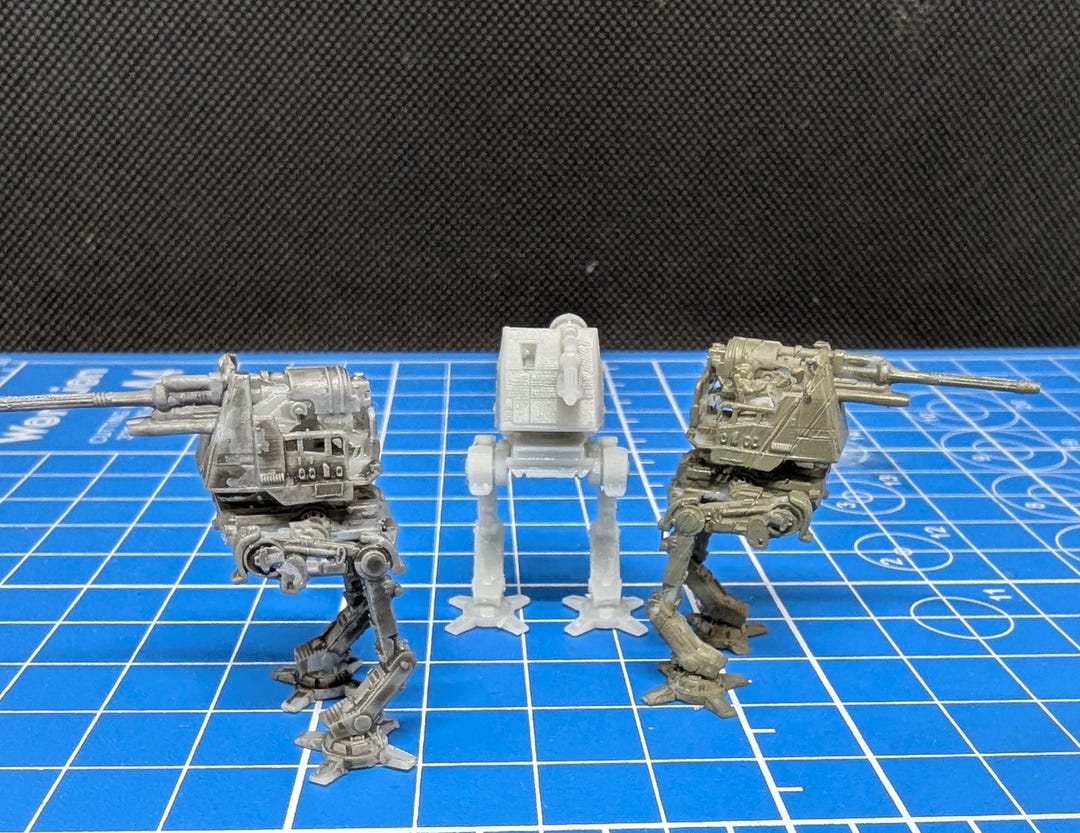 6mm Scale Imperial AT-DT All Terrain Defense Turret Squad (3) for ...