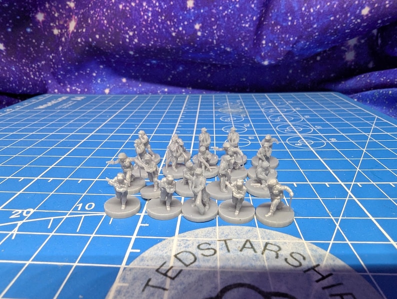 10mm Rebel Insurgent Commando Platoon (20) in 10mm Scale for Star Wars ...
