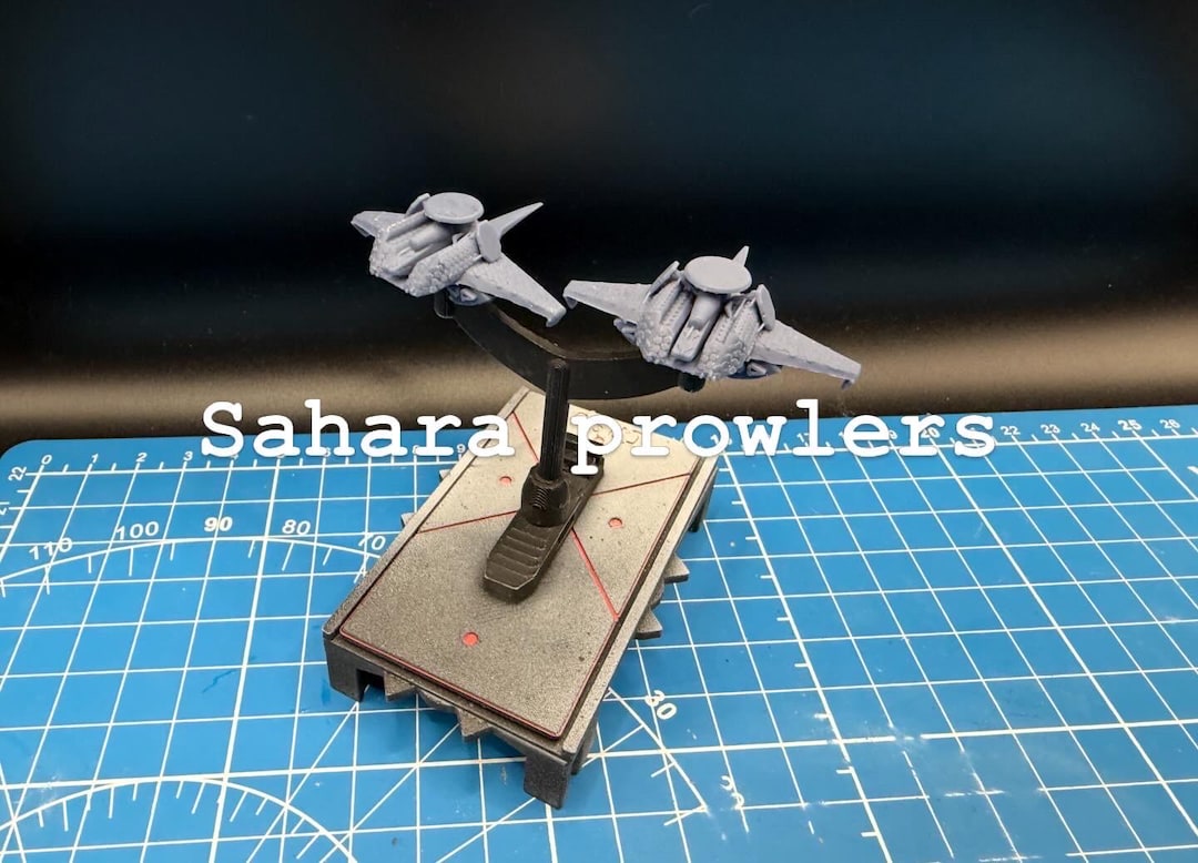 UNSC Sahara Class Prowler Wing (2 Fighters) for Halo Armada Scale Games ...
