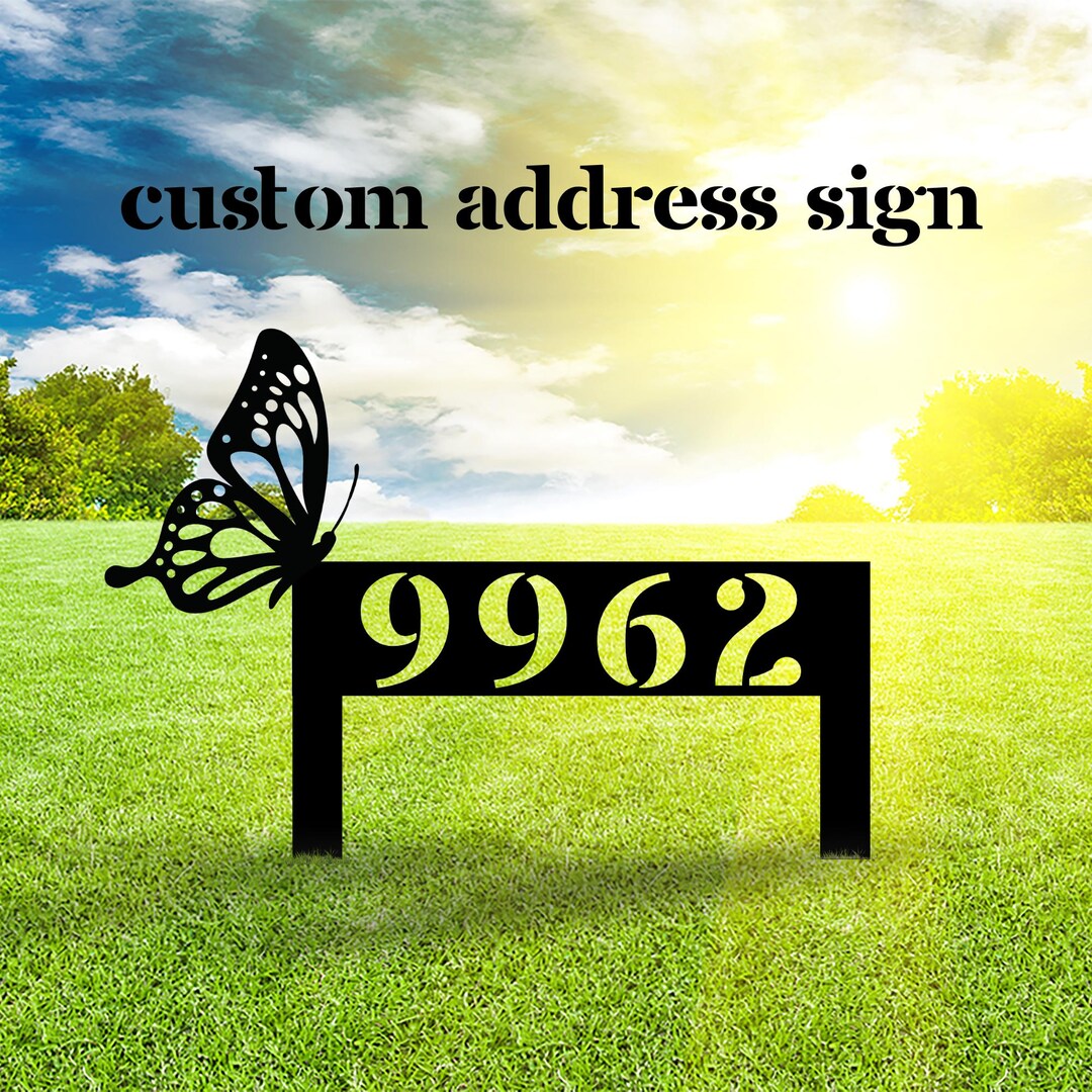 Custom Address Sign, Home Address Sign, Address Signs, Address Signs ...