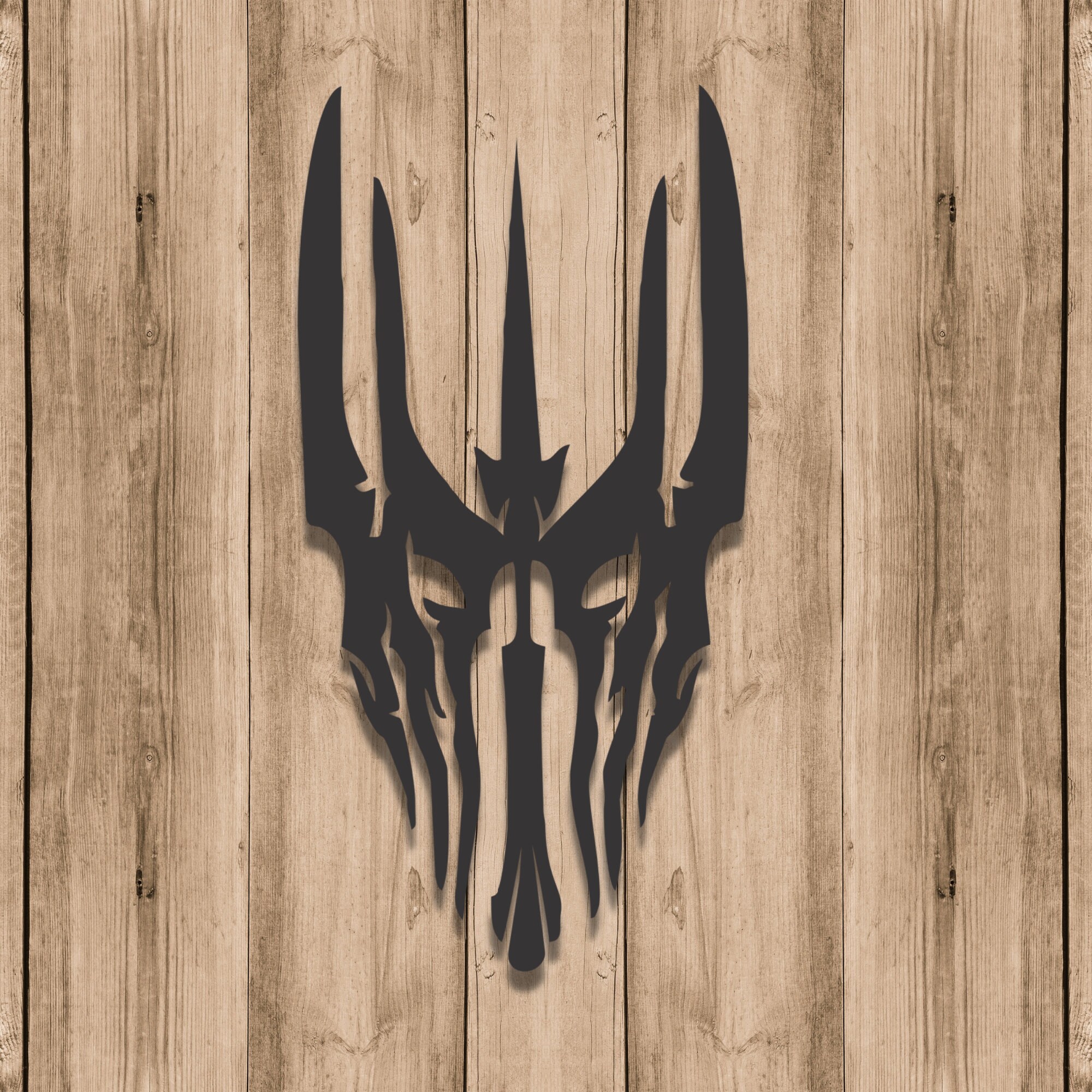 LOTR Sauron Metal Wall Art Lord of the Rings Lord of the - Etsy