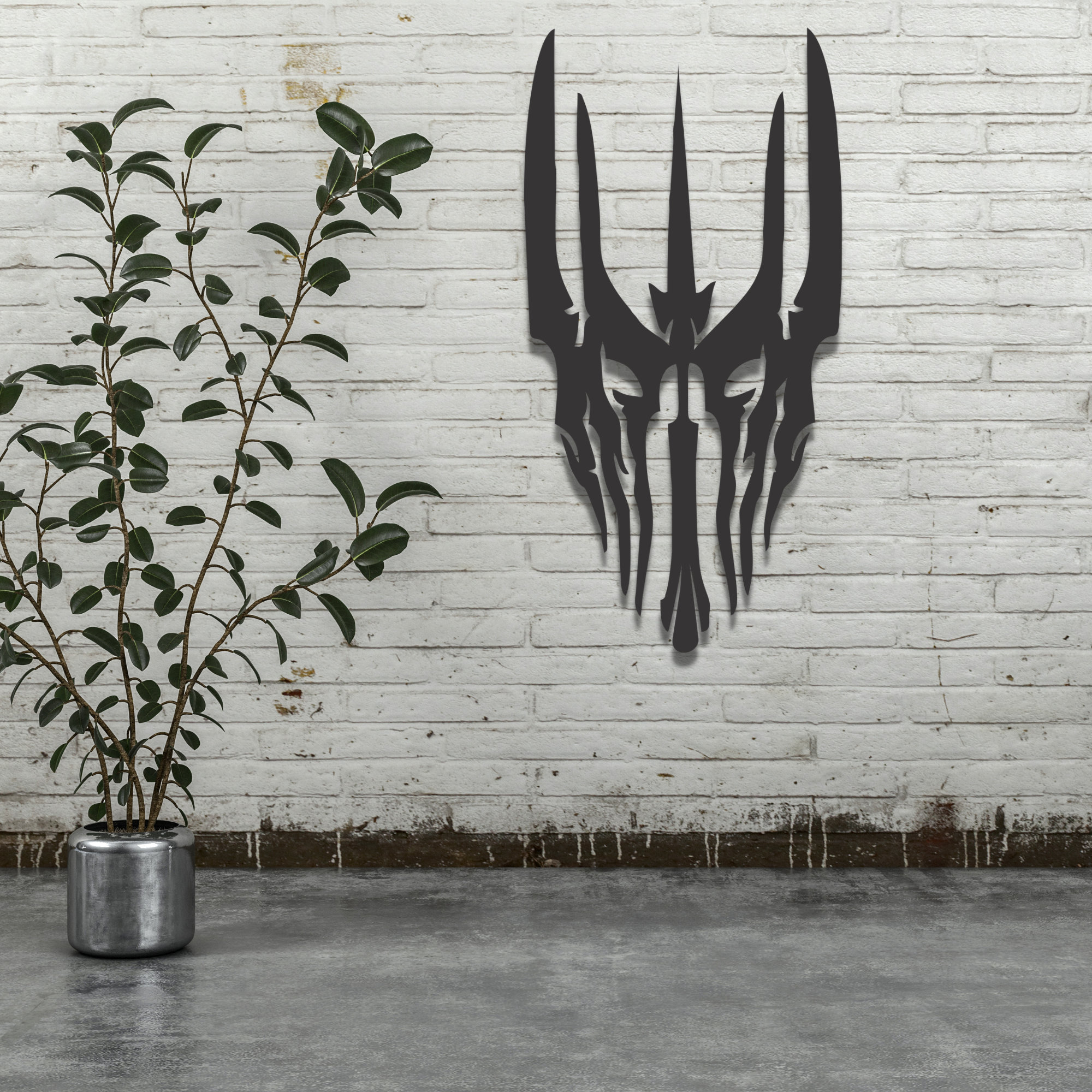 LOTR Sauron Metal Wall Art Lord of the Rings Lord of the - Etsy