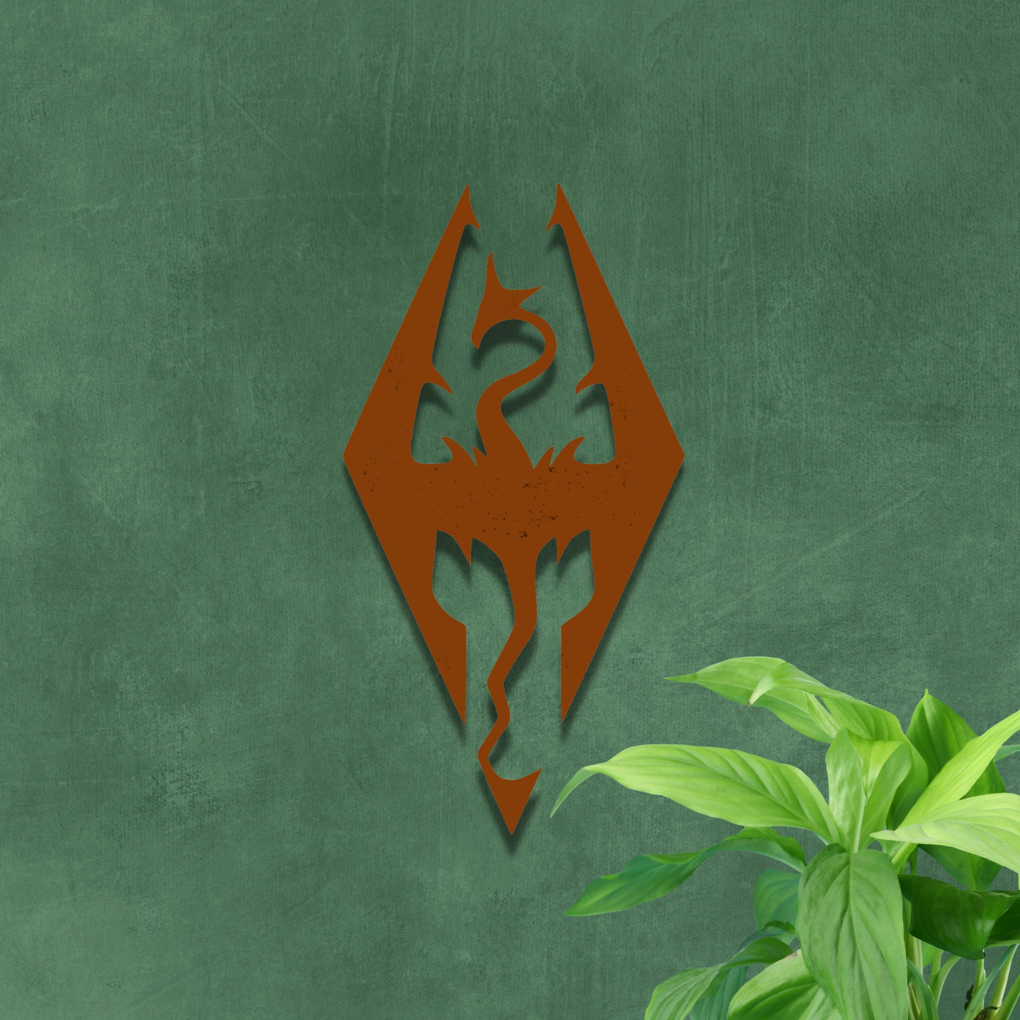 Skyrim Metal Wall Art Seal of Akatosh Elder Scrolls Metal - Etsy