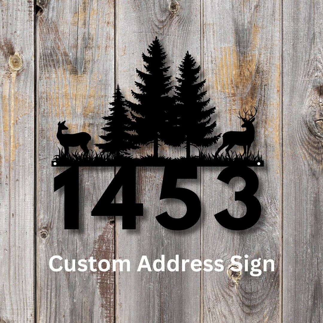 Custom Address Sign, Home Address Sign, Address Signs, Address Signs ...