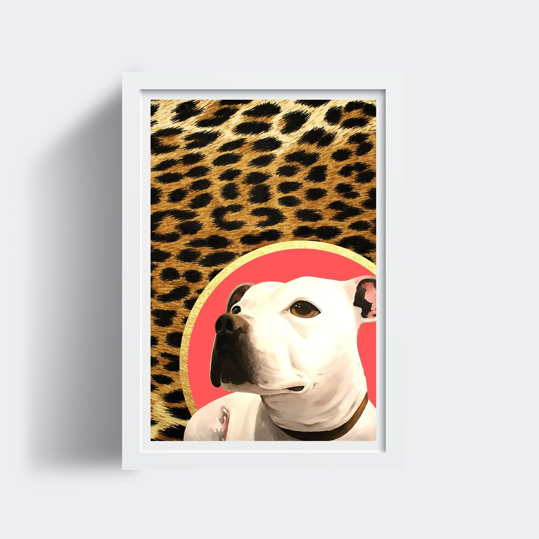 Polo, Staffy Print, Staffy Art, Staffy, Dog Print, Dog Art, Limited ...