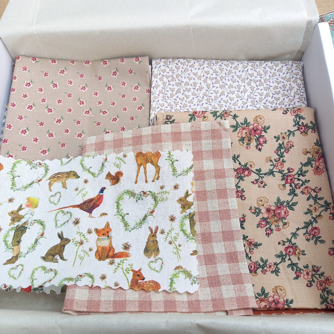 Bracken and Briar Autumn Slow Stitch Kit, Mixed Fabric Remnants and ...
