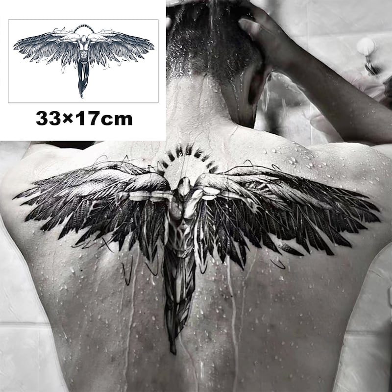 Temporary Back Tattoo - Etsy