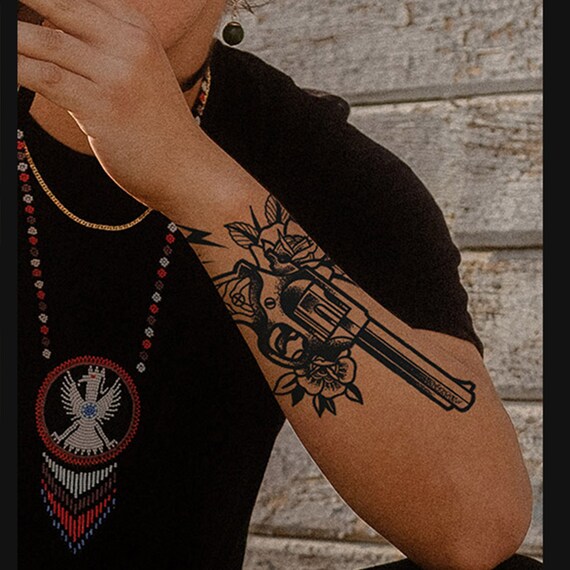 Gun Tattoo For Men