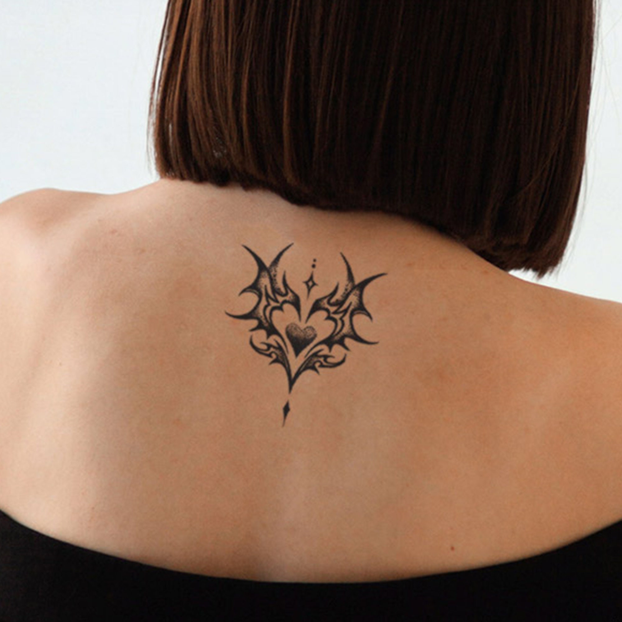 2pcs Love Fires Semi-permanent Tattoo Women Temporary Tattoo Hand ...