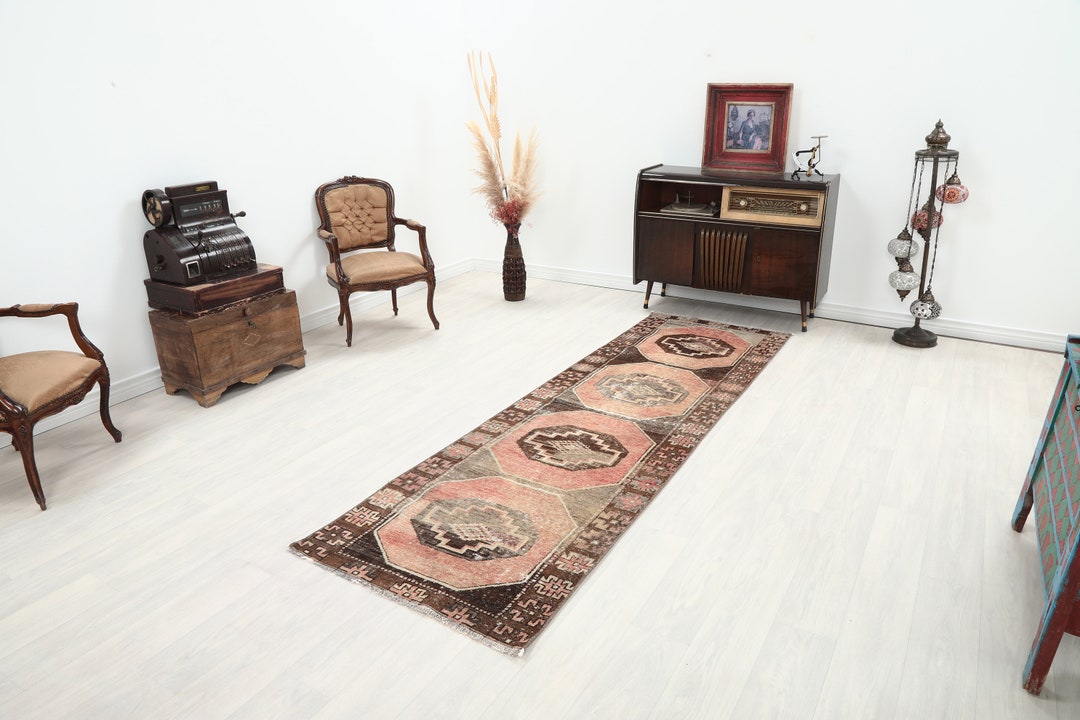 3x9 Runner Rug, 3x9 Turkish Runner, Hallway Runner, 3x9 Vintage Runner ...
