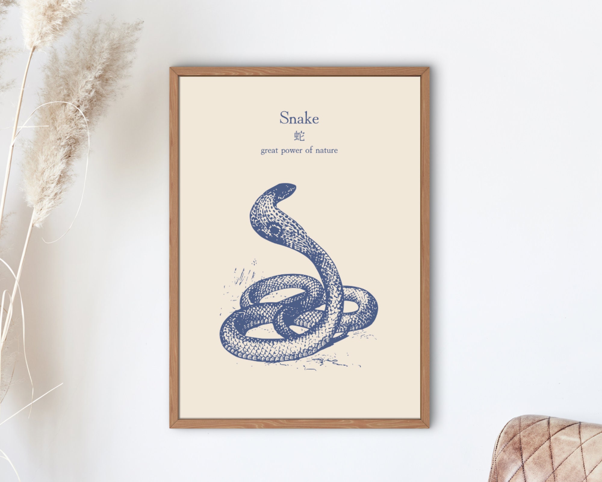 Snake Print Snake Art Printable Snake Painting Digital Download Snake ...