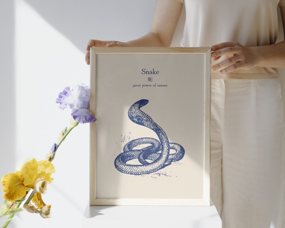 Snake Print Snake Art Printable Snake Painting Digital Download Snake ...