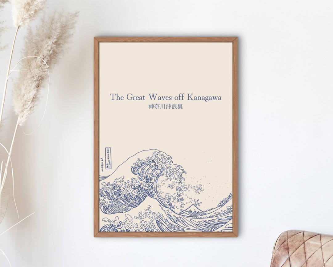 Wave Print Wave Art Printable Wave Painting Digital Download Wave Wall ...