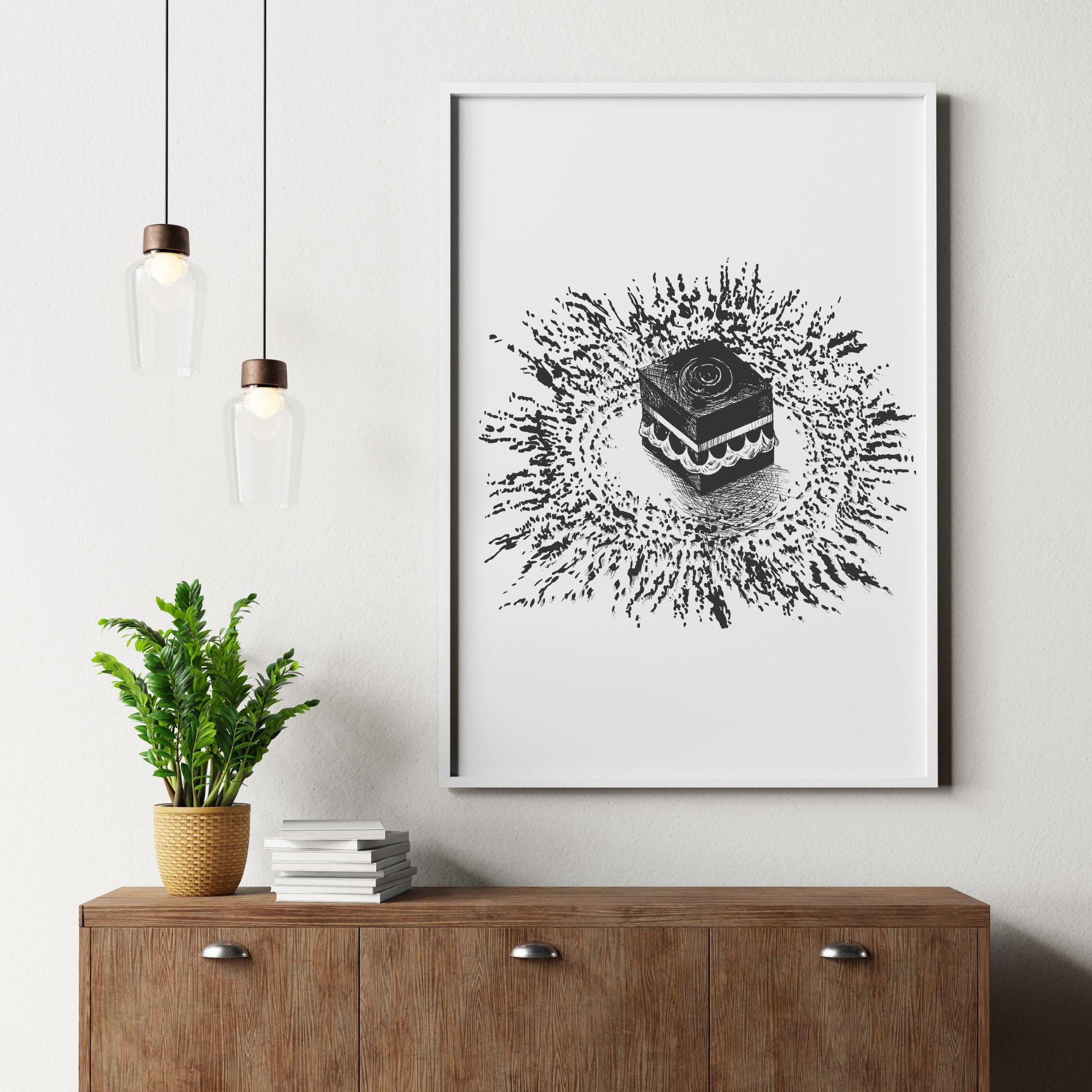 Kaaba Art Mecca Wall Art Kaaba Abstract Islamic Wall Art - Etsy