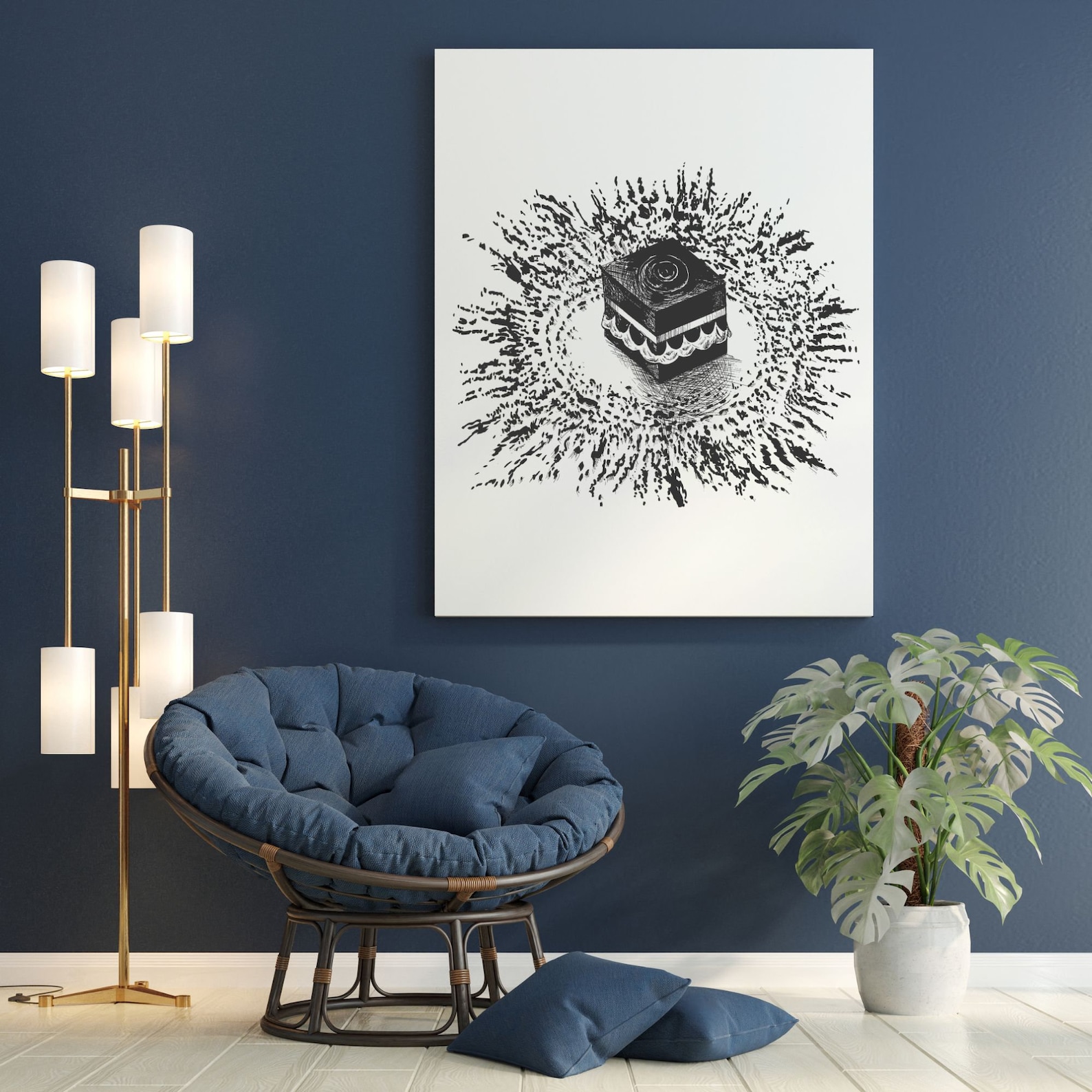 Kaaba Art Mecca Wall Art Kaaba Abstract Islamic Wall Art - Etsy