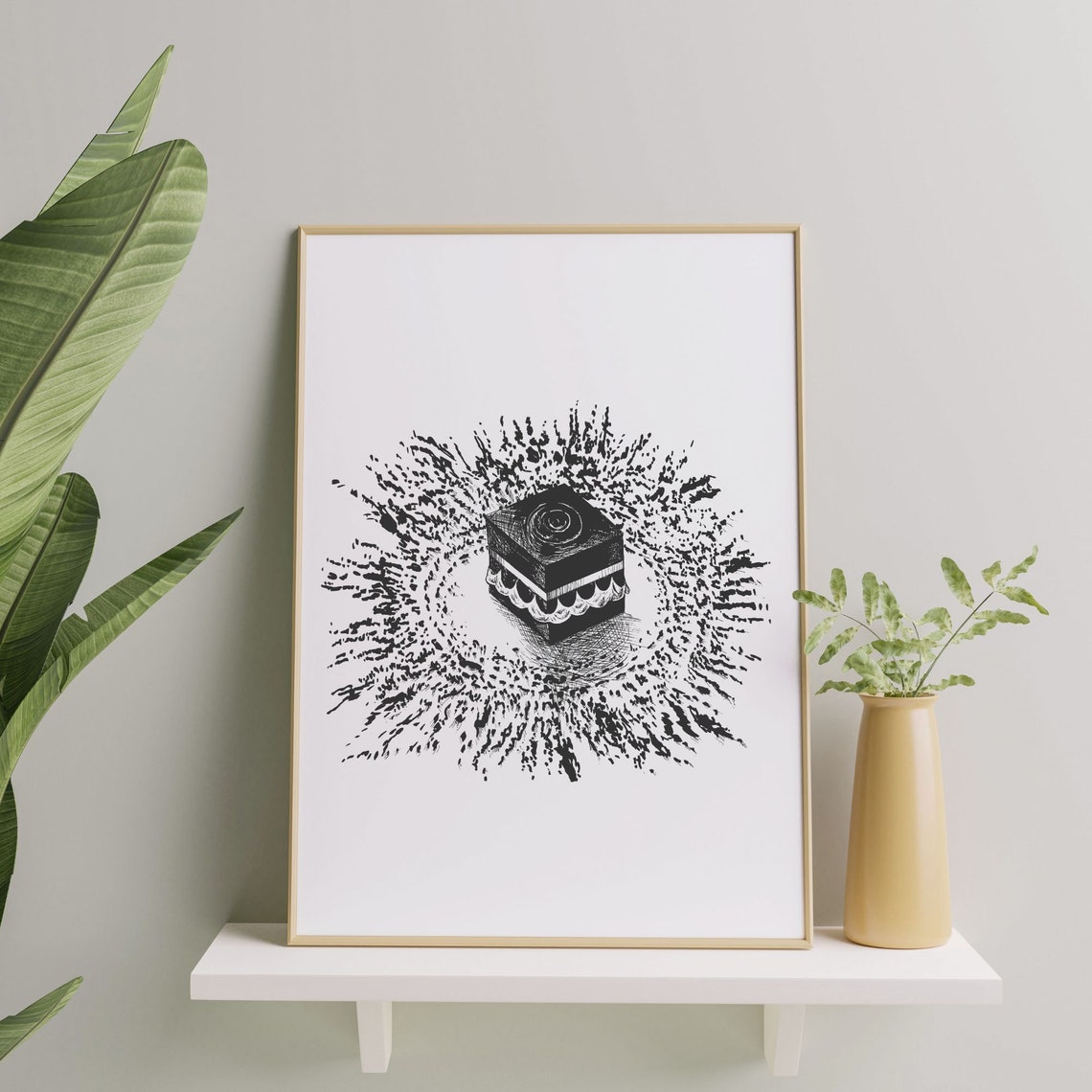 Kaaba Art Mecca Wall Art Kaaba Abstract Islamic Wall Art - Etsy Australia